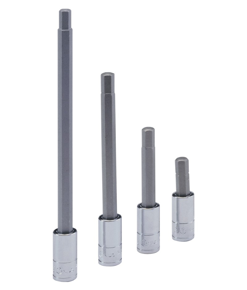 1/4" Dr. 3/16" Hex Bit Socket 45mmL - Genius