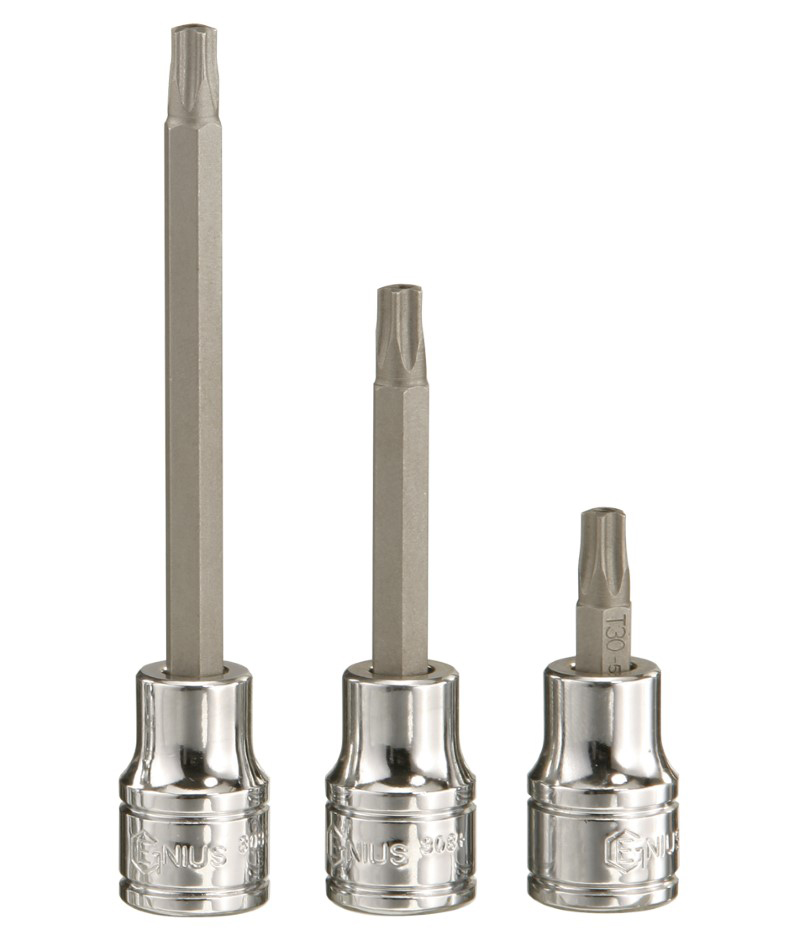 3/8" Dr. T-40 Pentacle Bit Socket 110mmL - Genius