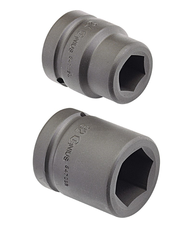 1" Dr. 67mm Impact Socket Cr-Mo - Genius